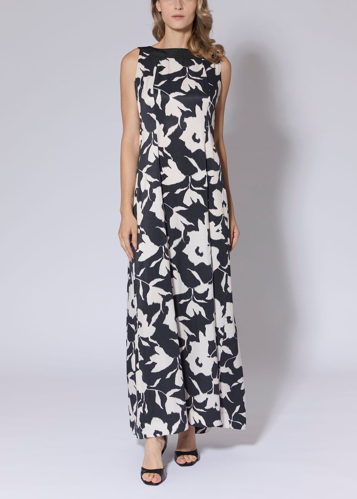 Abstract Floral Print Dress | HILTON HOLLIS - Official Website